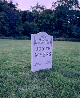 Judith Myers Halloween Tombstone Custom Handmade - Gravestone Hallowee ...