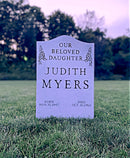 Judith Myers Halloween Tombstone Custom Handmade - Gravestone Hallowee ...