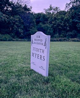 Judith Myers Halloween Tombstone Custom Handmade - Gravestone Hallowee ...